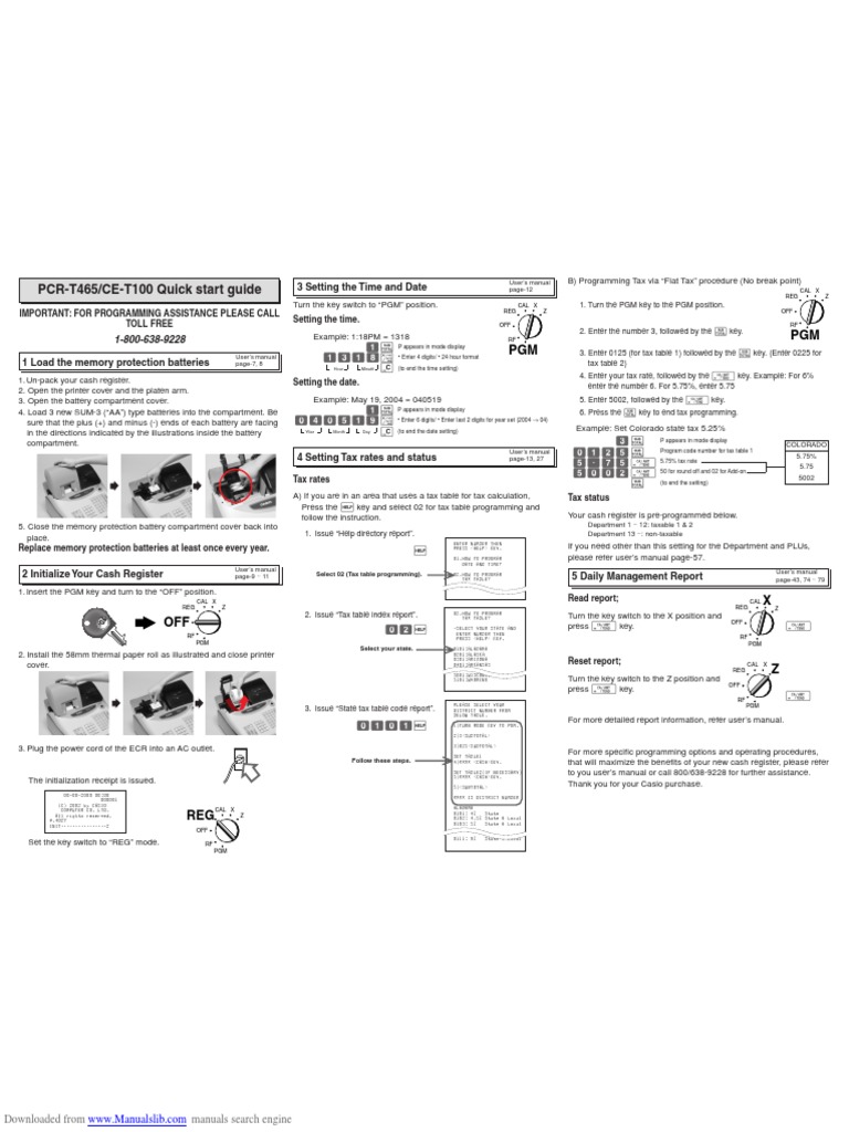 Casio PCR - T 465 Maual | PDF