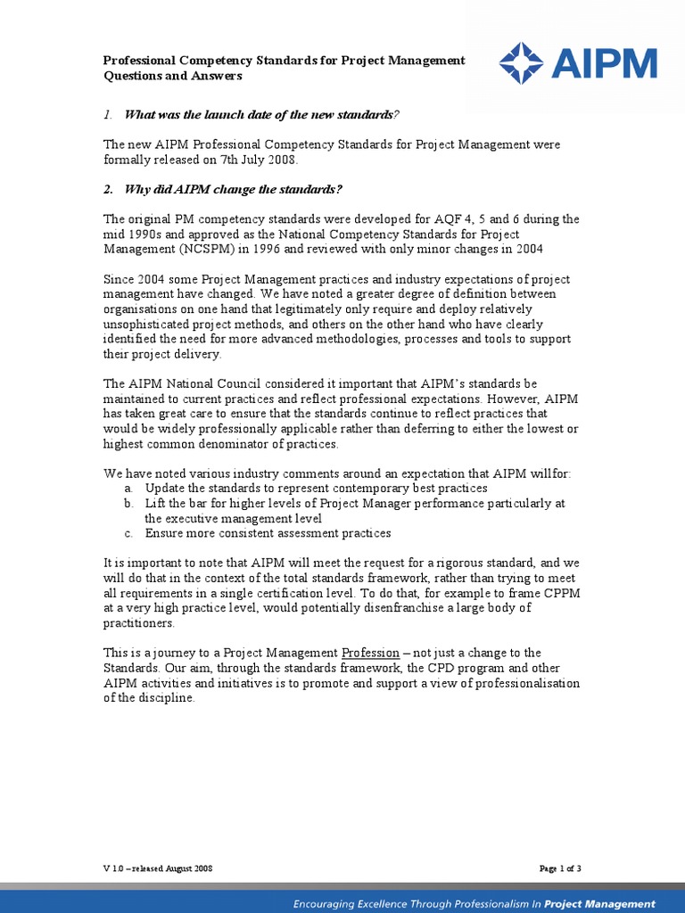 08-08-Standards Questions-And Answers-V1 | PDF