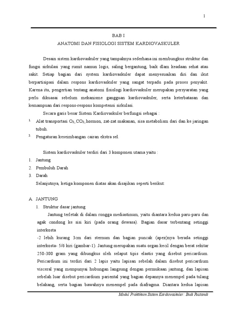 Modul Lab Kardio Bab 1-2 | PDF