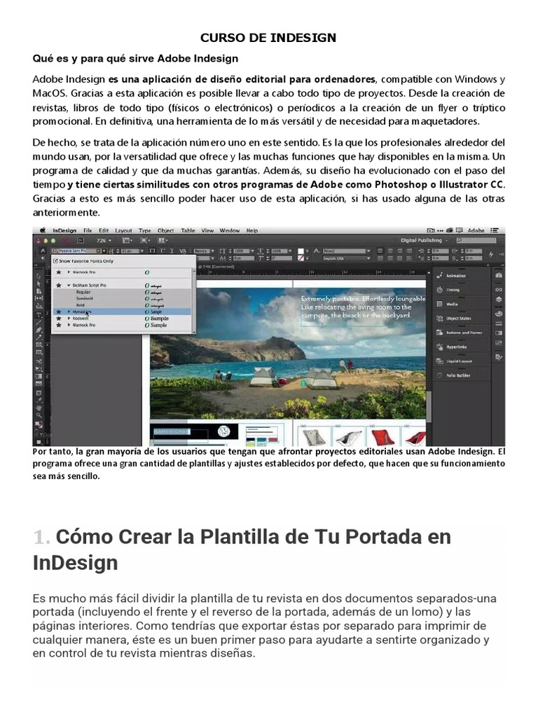 Guía de InDesign para Maquetadores | PDF | Adobe InDesign | Software de ...