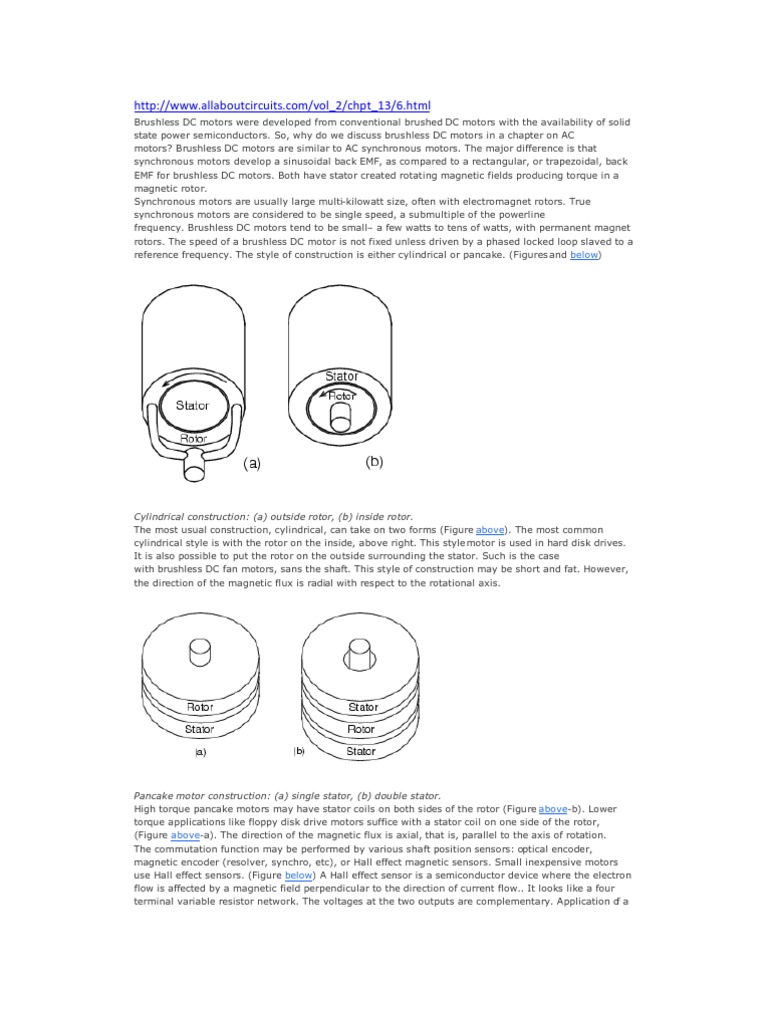 Cylindrical Construction: (A) Outside Rotor, (B) Inside Rotor.c | PDF ...