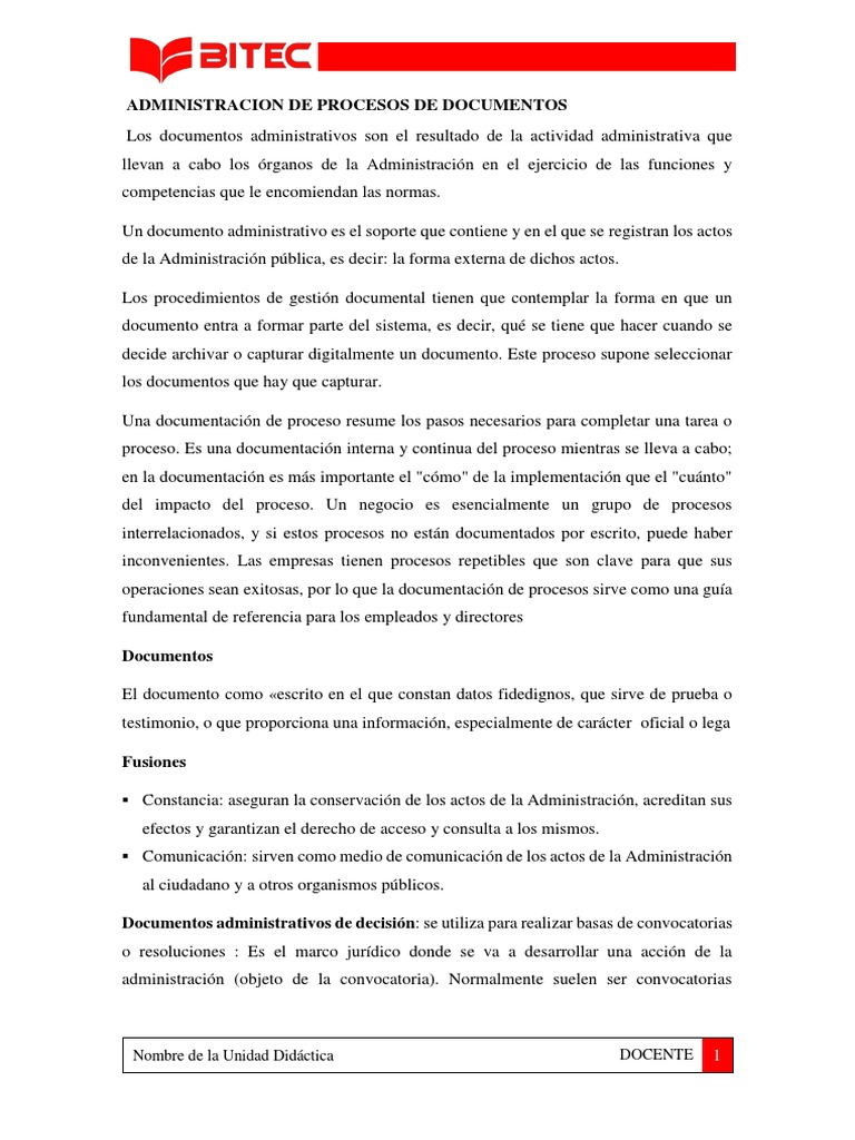 Documentos Administrativos | PDF | Administración Pública | Gestión de registros