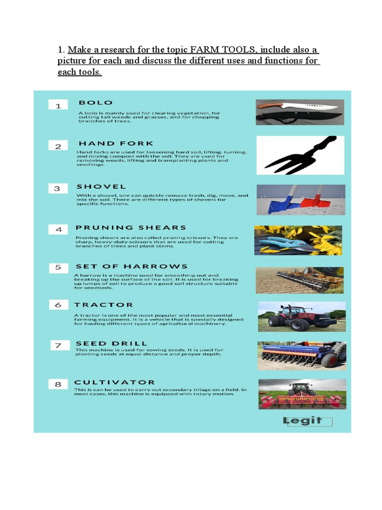 Farm Tools | PDF