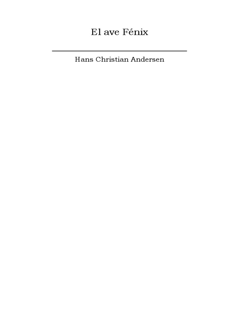 El ave Fénix | PDF | Aves | Ornitología