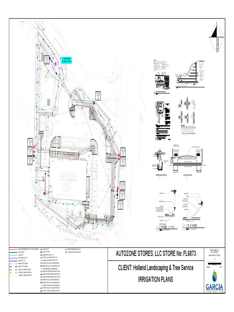 AUTOZONE STORE No FL6873 IRR PLANS 04-04-22 | PDF