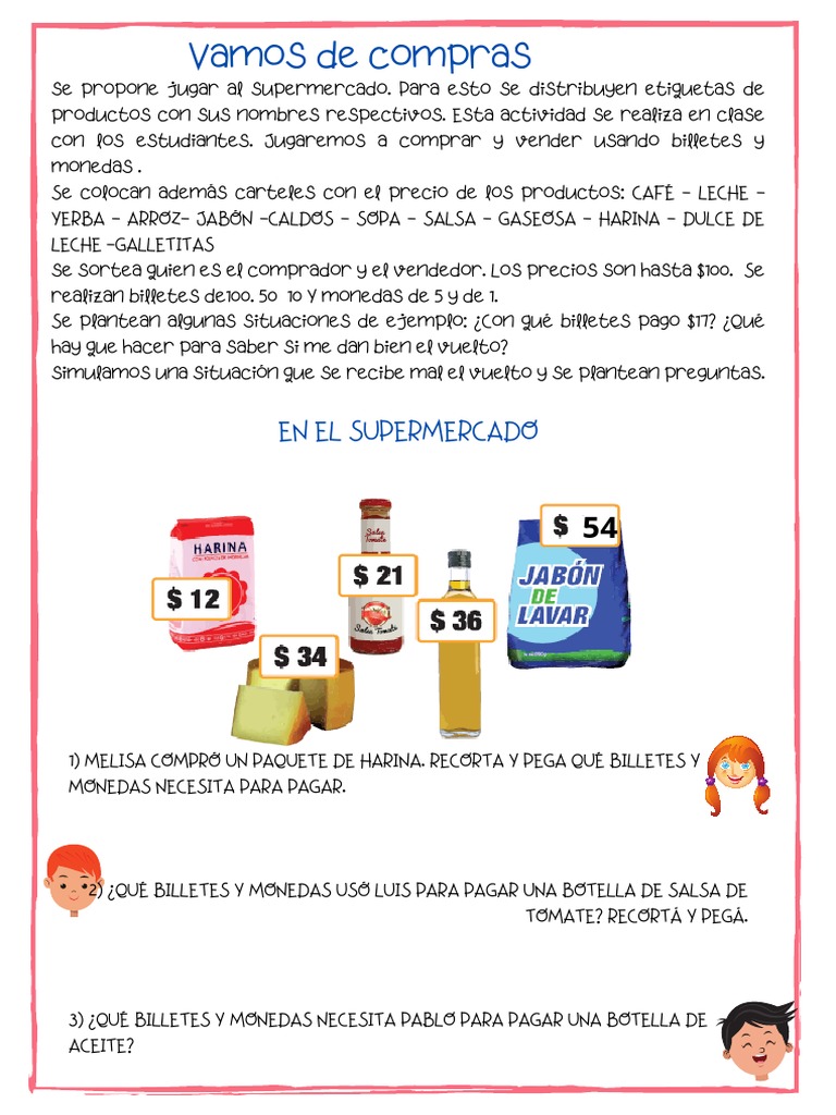 Secuencia VAMOS DE COMPRAS | PDF