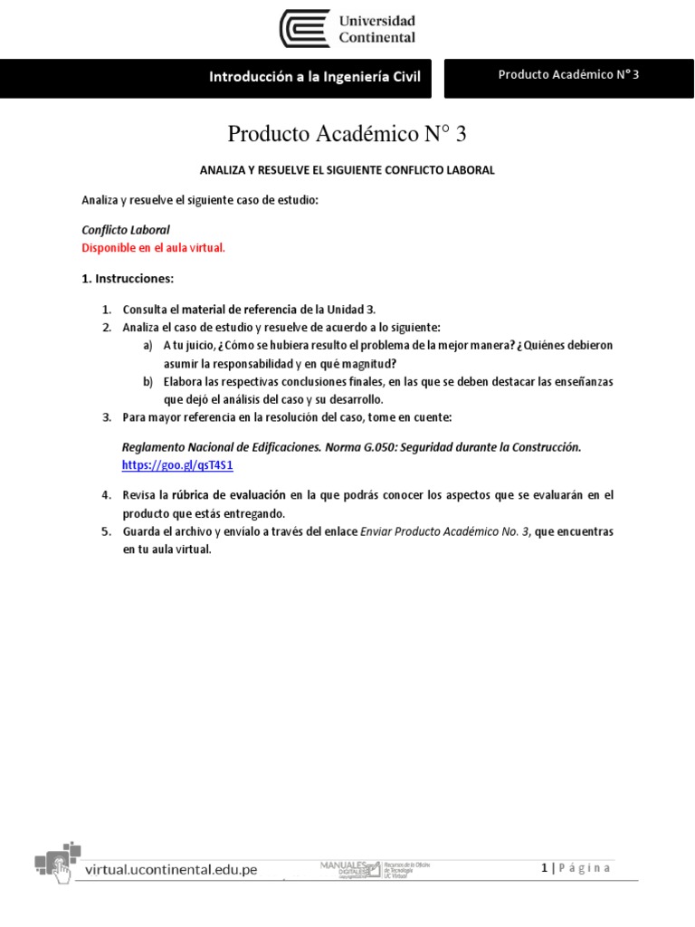 Producto Académico N3 (Entregable) | PDF