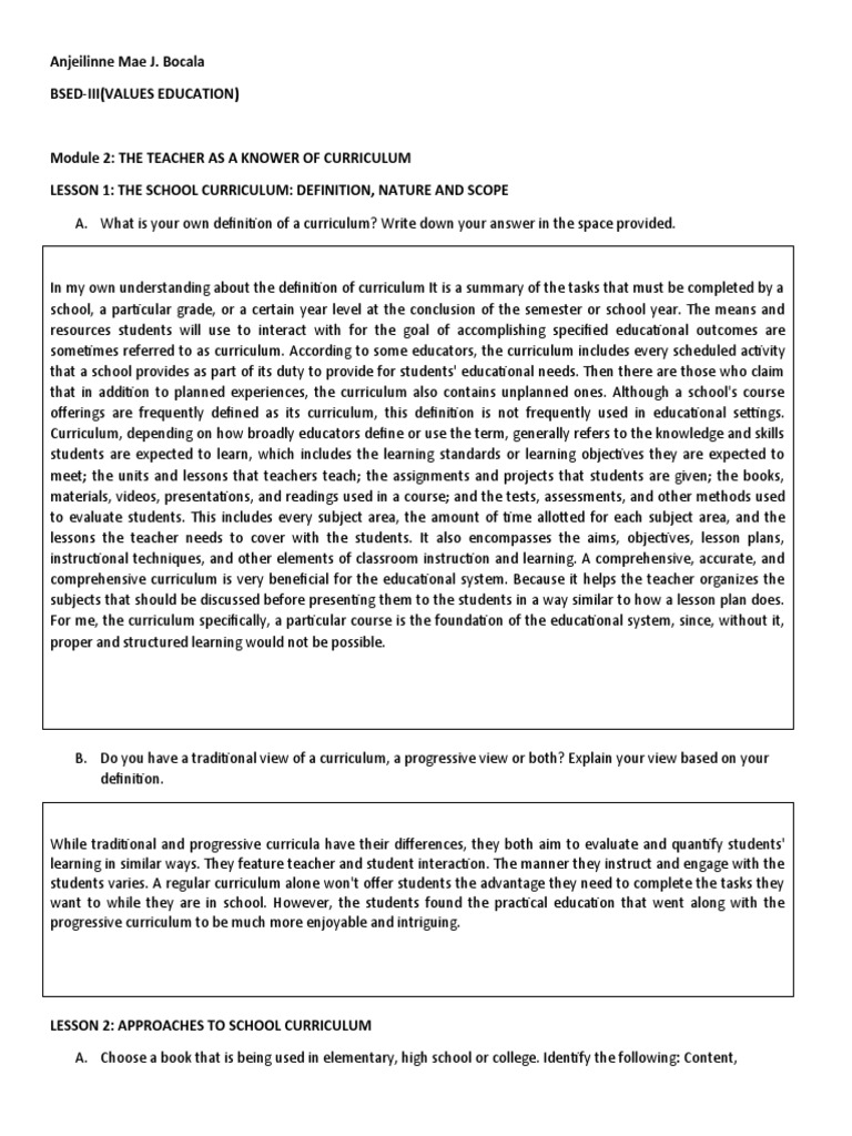 Curriculum Insights for Educators | PDF | Career & Growth