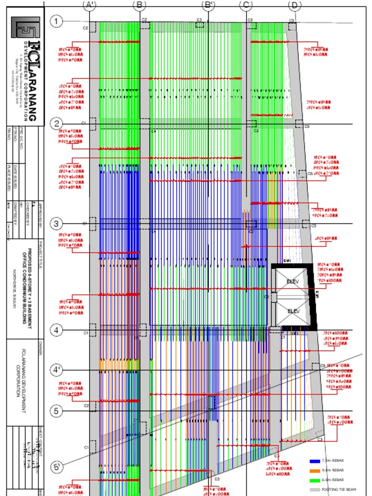 Matt Footing Cutting List-Mfcl - Longitudinal Bottom Bar | PDF ...