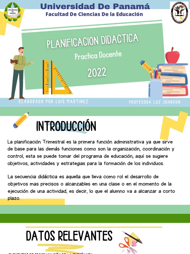 Planificación Didactica - Practica Docente 2022 | PDF | Evaluación ...