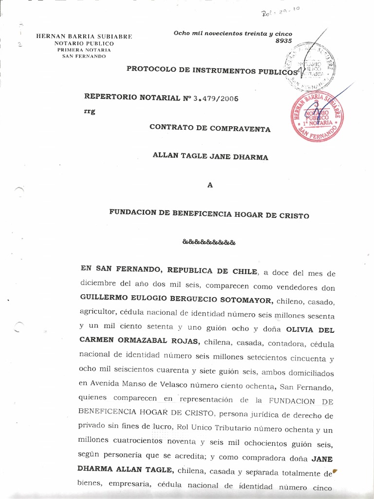 Compraventa Chillan 274 | PDF