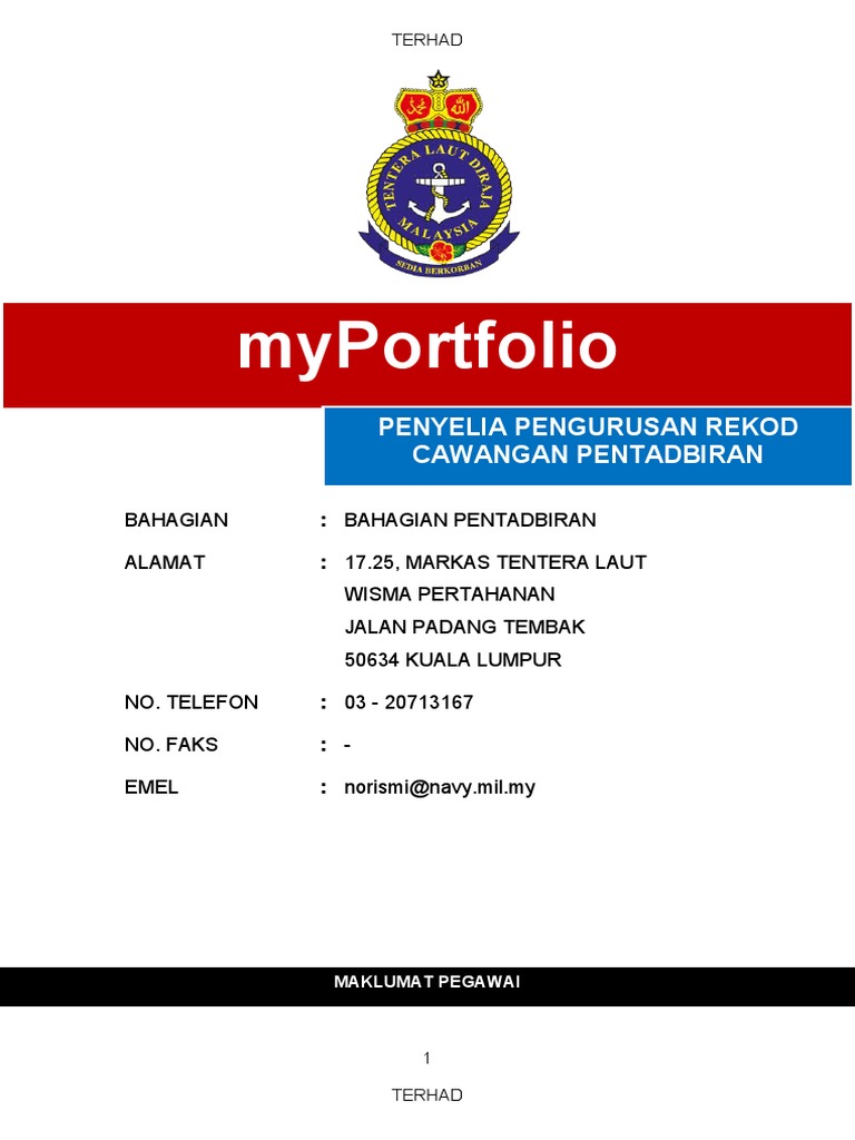 MyPortfolio - Pegnyelia Rekod | PDF