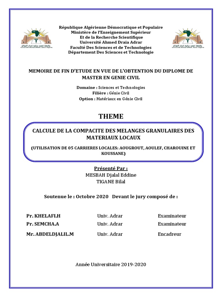 Calcule de La Compacité | PDF