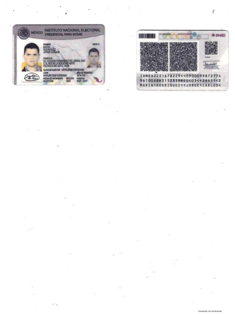 Credencial Ine | PDF