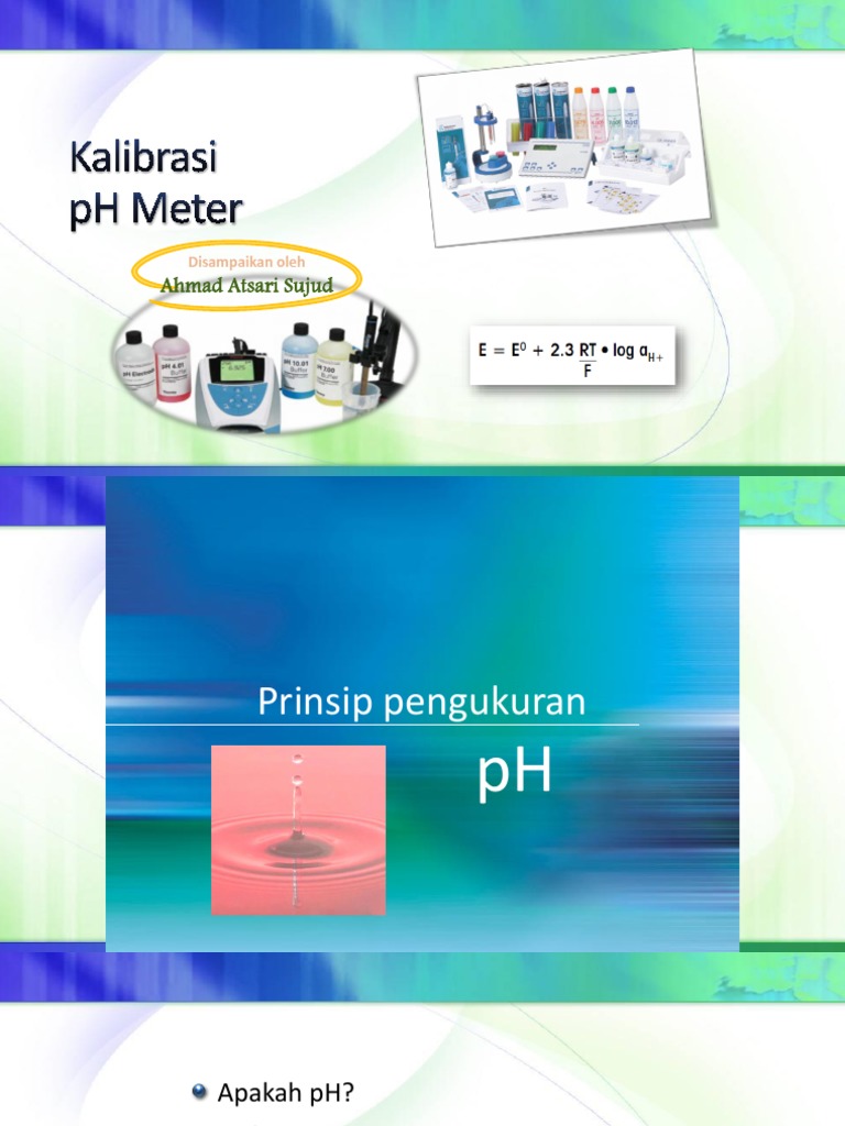 Kalibrasi PH Meter | PDF | Sains & Matematika