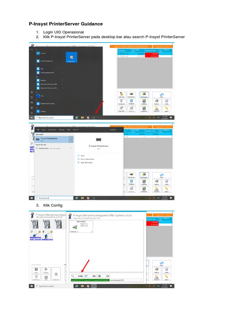 P-Insyst PrinterServer Guidance | PDF