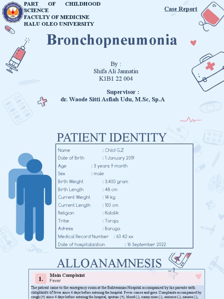 Laporan Kasus Bronkopneumonia | PDF | Pneumonia | Clinical Medicine