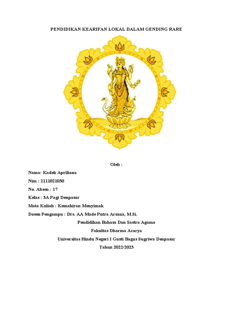 Gending Rare April | PDF | Wellness