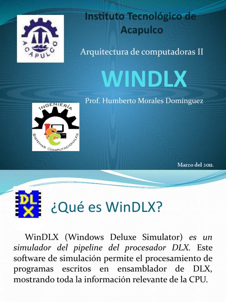 Simulador WinDLX: Guía Completa | PDF | Programa de computadora | Programación
