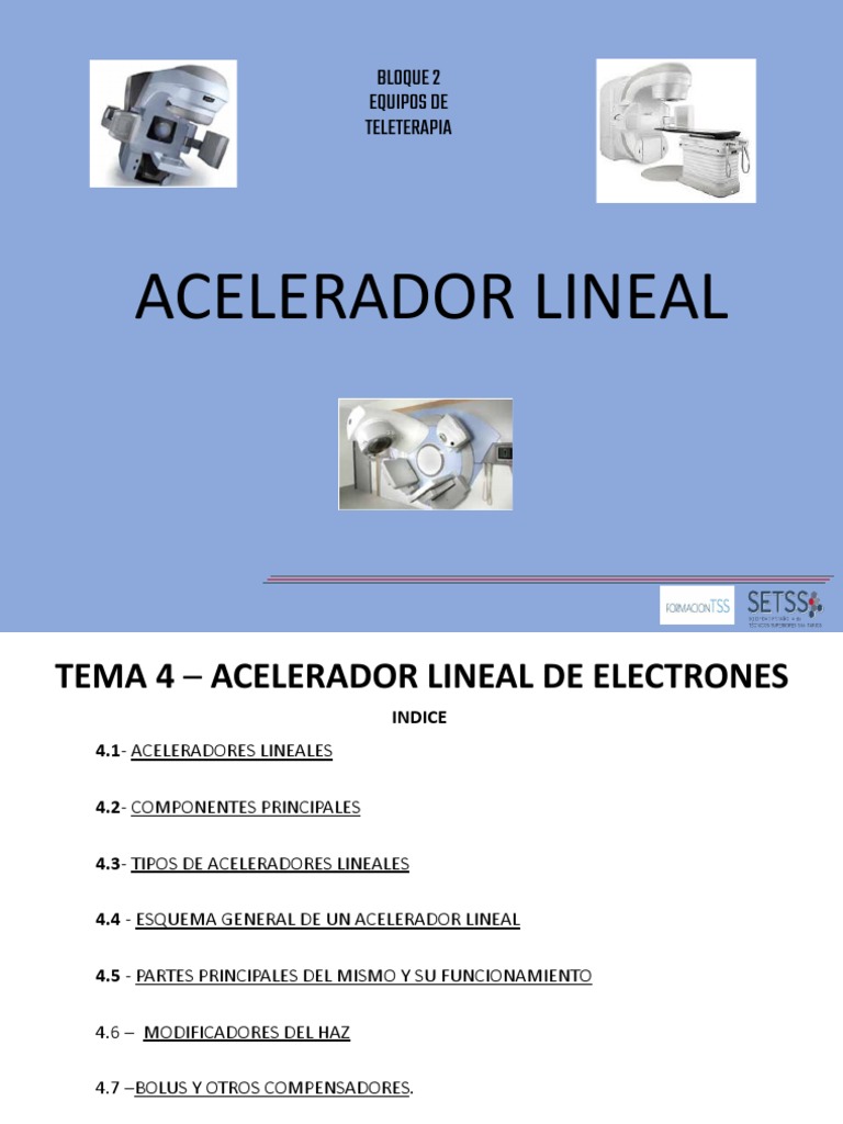 Tema 4 Aceleradores Lineales | PDF