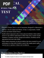 DepED PFT Score Card | PDF | Body Mass Index | Physical Exercise