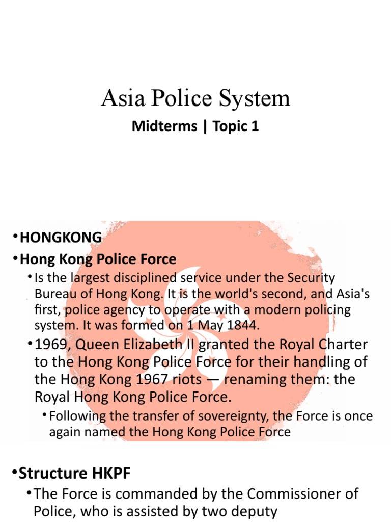 Asia Police System | PDF | Police | Inspector