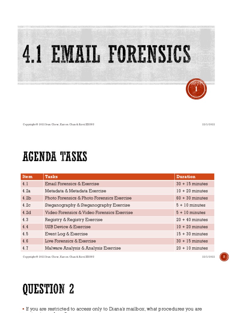 Day 4.1 Email Forensics | PDF