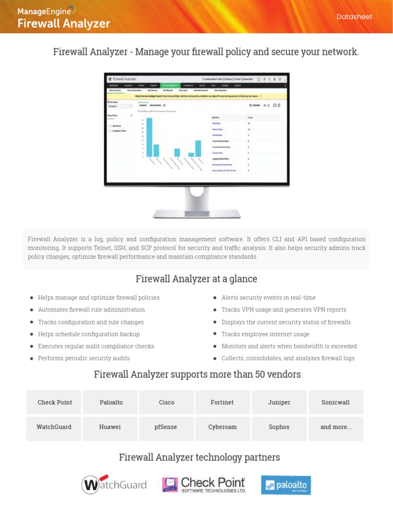 Firewall Analyzer Brochure | PDF