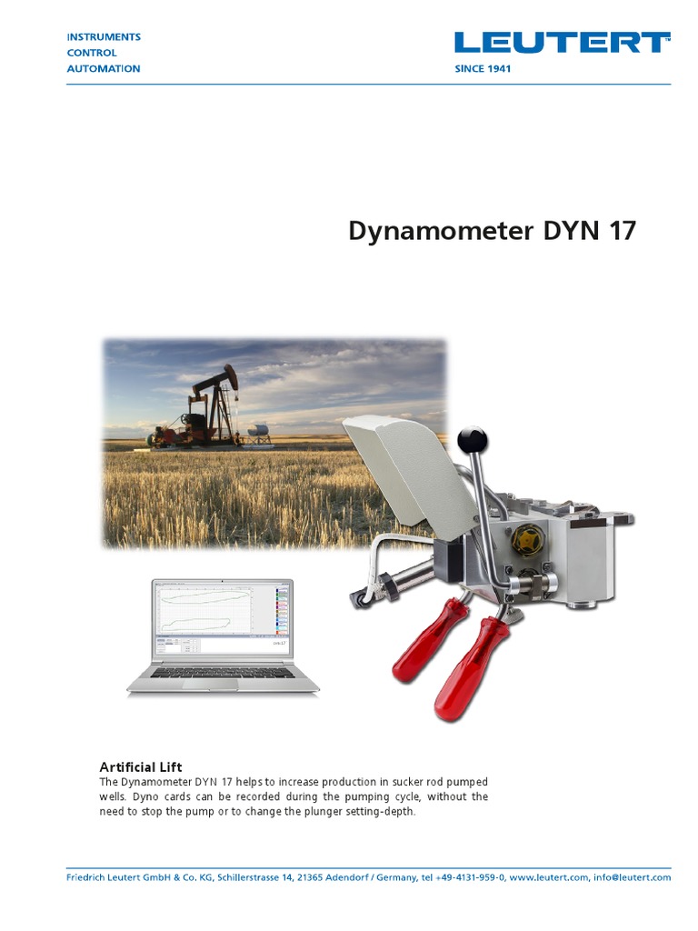 Dynamometer Dyn17 | PDF | Pump | Applied And Interdisciplinary Physics