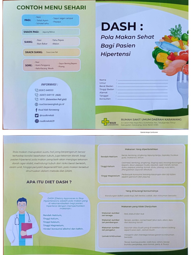 Leaflet Hipertensi Dash | PDF Leaflet Hipertensi Dash | PDF