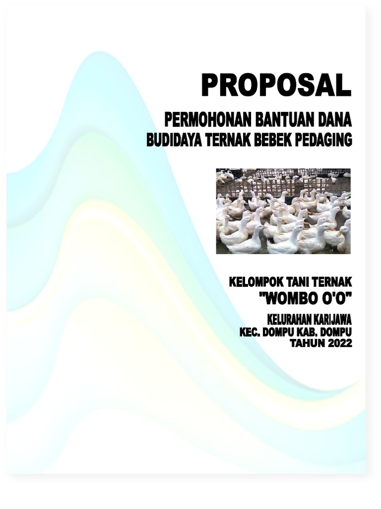 Proposal Ternak Bebek Bukhari | PDF