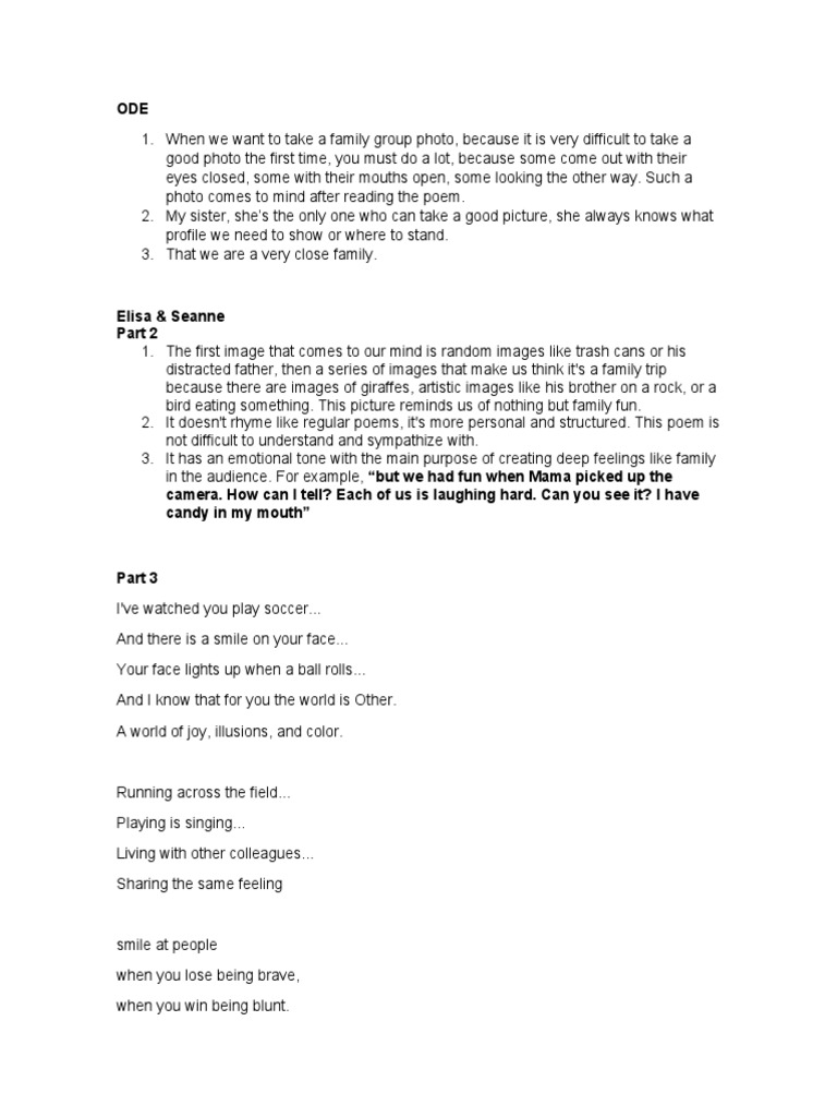 Ode | PDF | Poetry