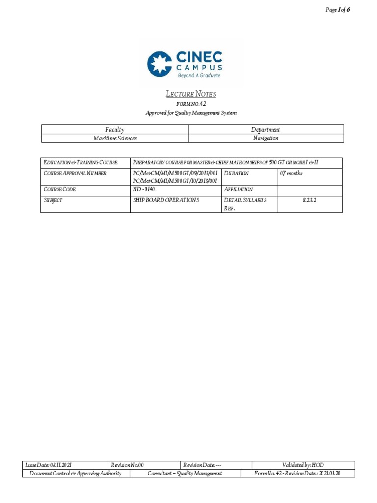 16.0 HSSC Note | PDF | Ships | Shipping