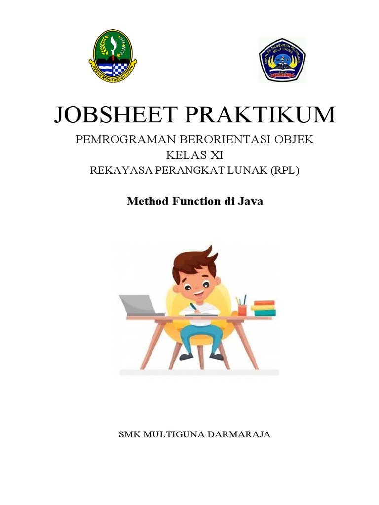 PBO - Pertemuan 12 - Praktik Function Di Java | PDF