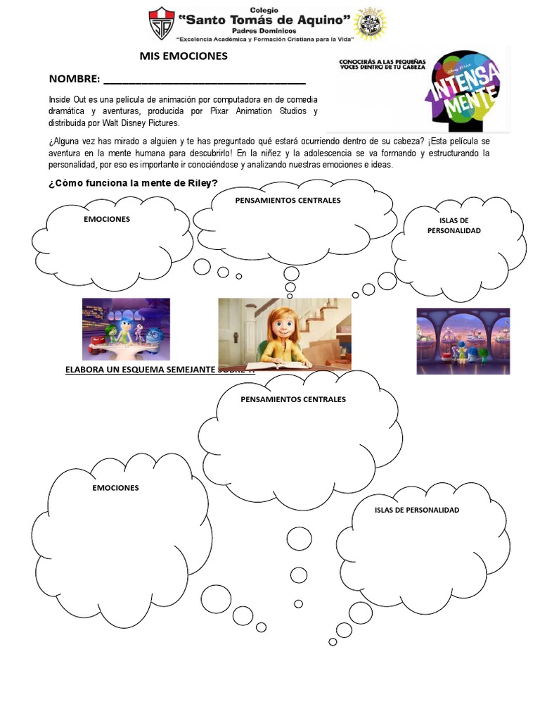 Ficha de Emociones Tutoría | PDF