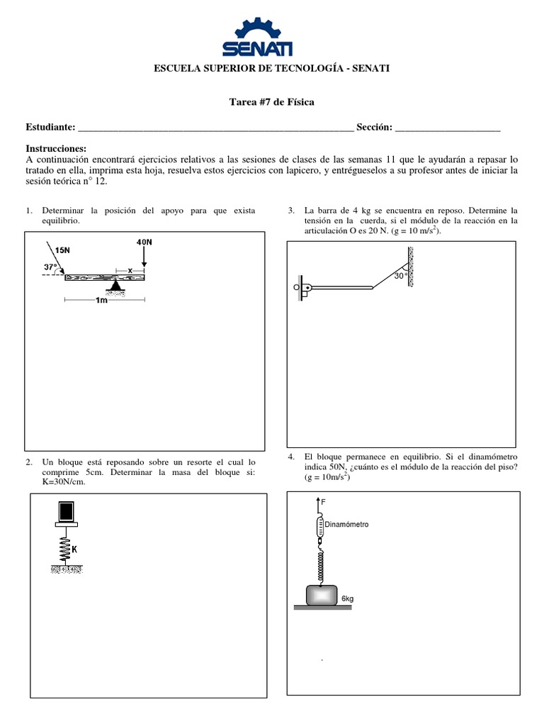 Tarea 7-Estatica (II) | PDF