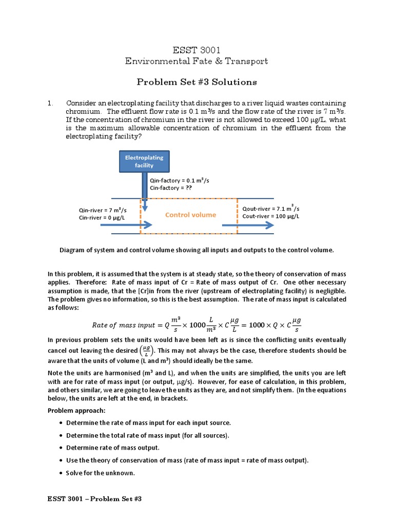 Problem Set 3 2022-2023 Solutions | PDF | Chemical Equilibrium | Chemistry