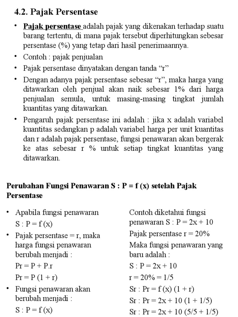 IV - Pajak Persentase | PDF