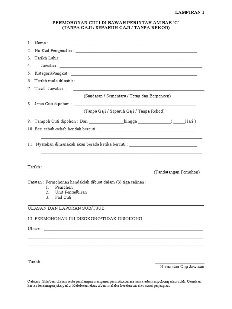 Borang CTG CSG CTR | PDF