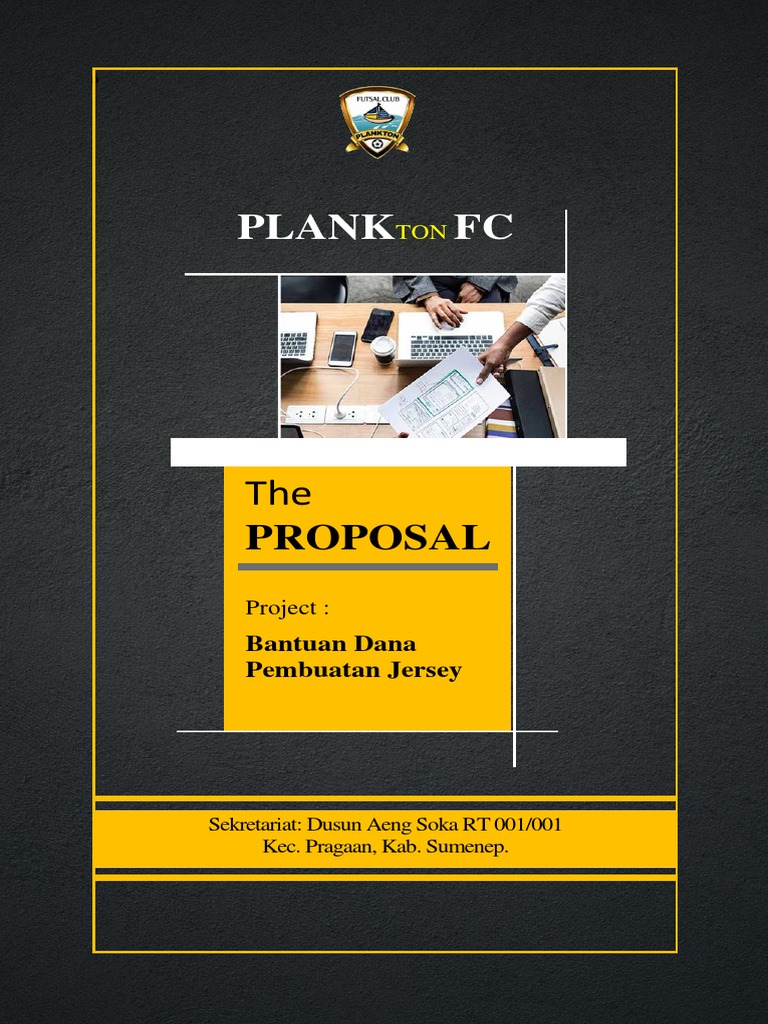 Proposal Pembuatan Jersey Kaos Team | PDF