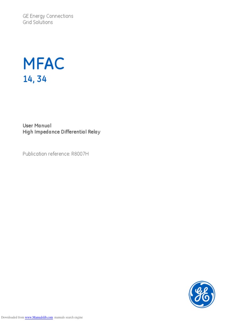 Manual of Mfac - 14 Relay | PDF