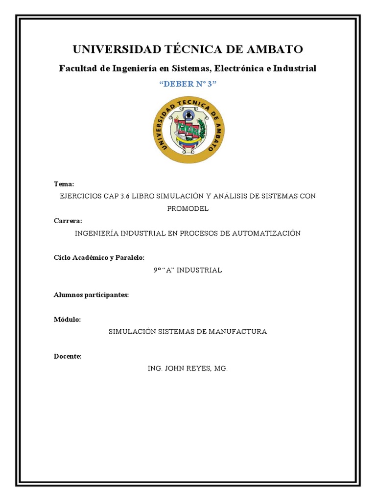 Deber 3 - Ejercicios Cap 3.6 | PDF