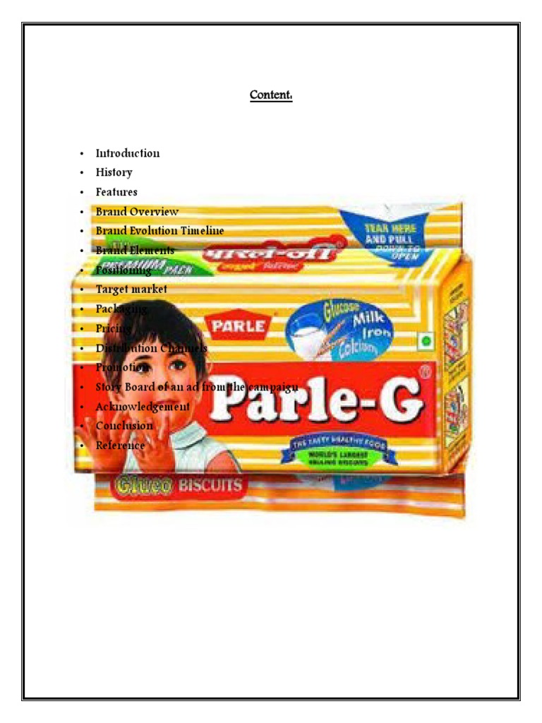 Parle-G: A Biscuit Brand Legacy | PDF