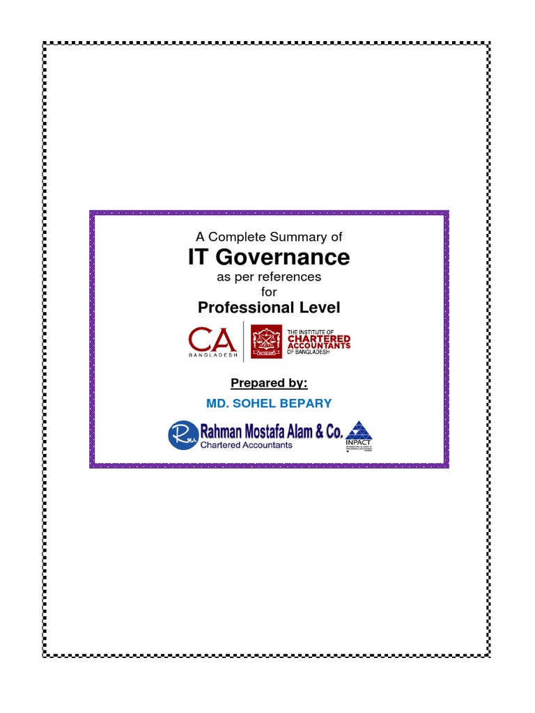 CA Professional Level It Note | PDF