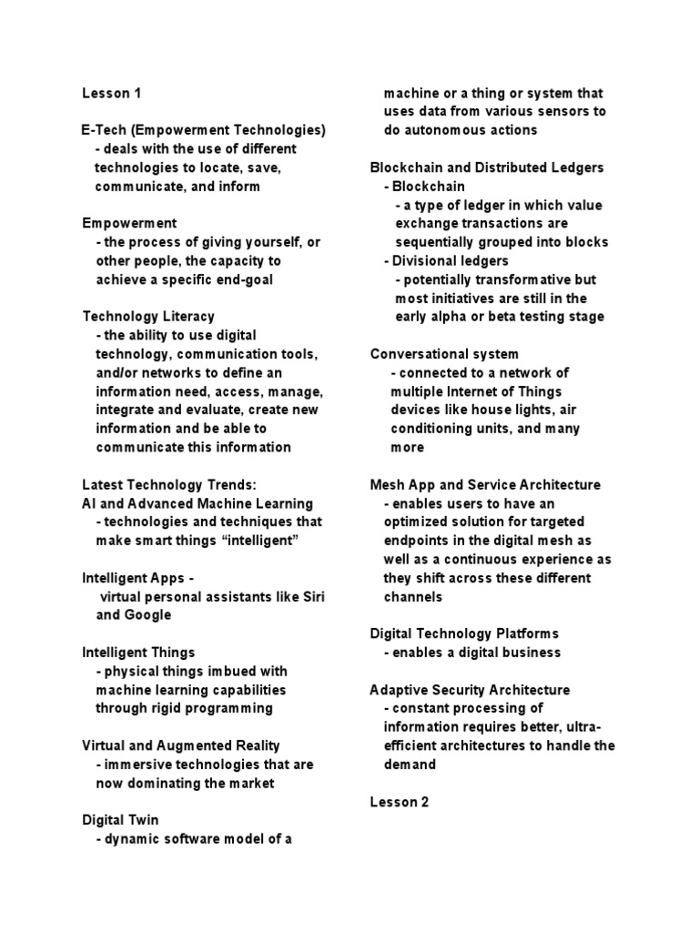 E-Tech Reviewer | PDF