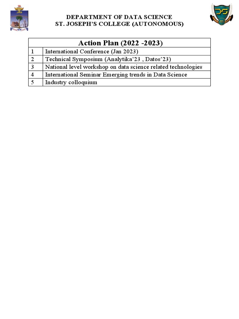 Action Plan - 2022 - 2023 | PDF