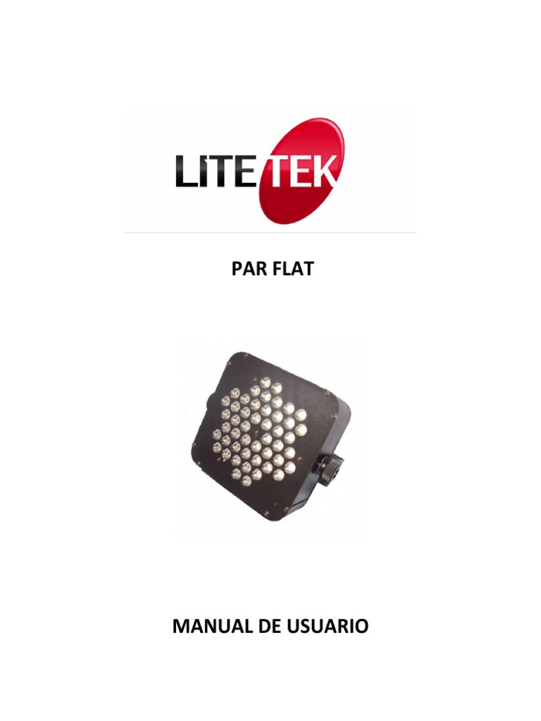 Lite Tek Flat Par 48x3 | PDF | Equipo | Ingenieria Eléctrica