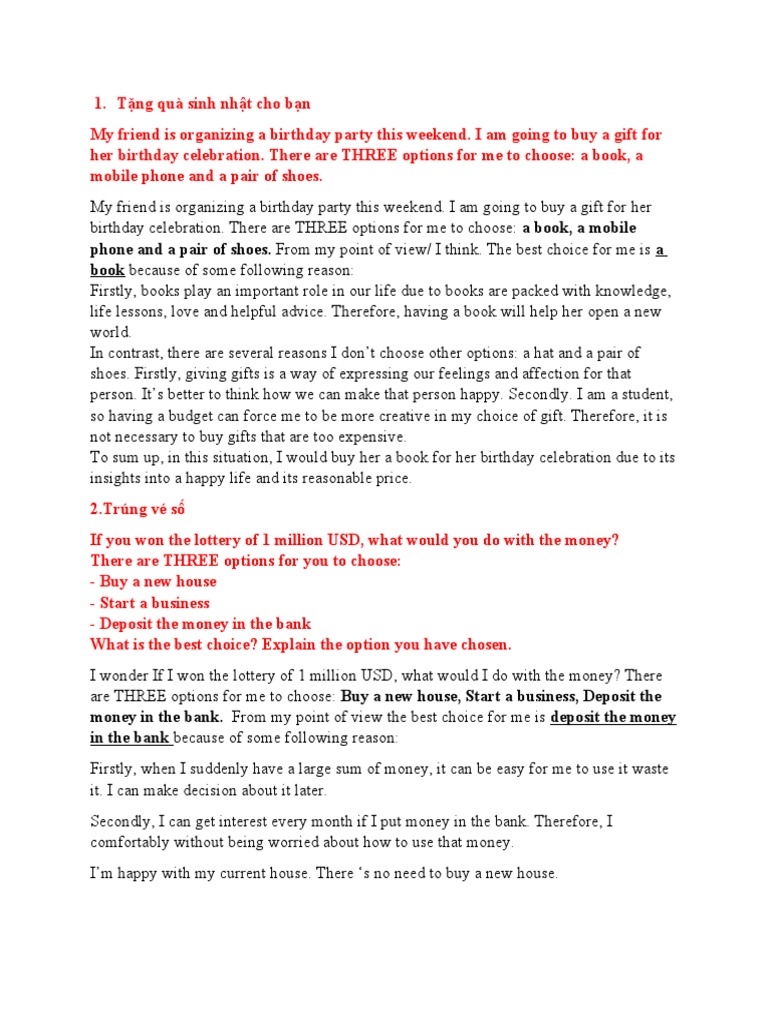 Speaking TASK 2 | PDF | Dieting | Restaurants