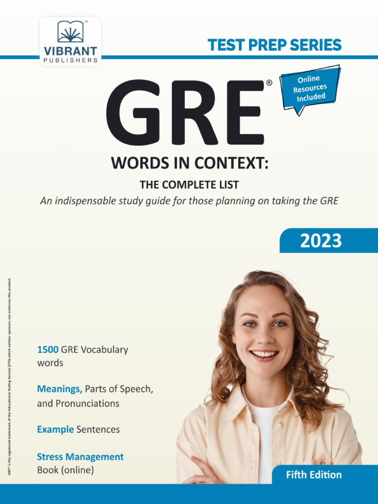 GRE Words in Context: The Complete List | PDF | Graduate Record ...