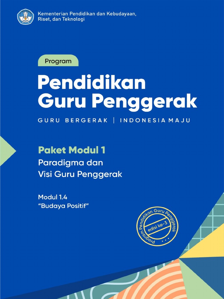 1.4. Angkatan 3. Modul CGP - Budaya Positif | PDF